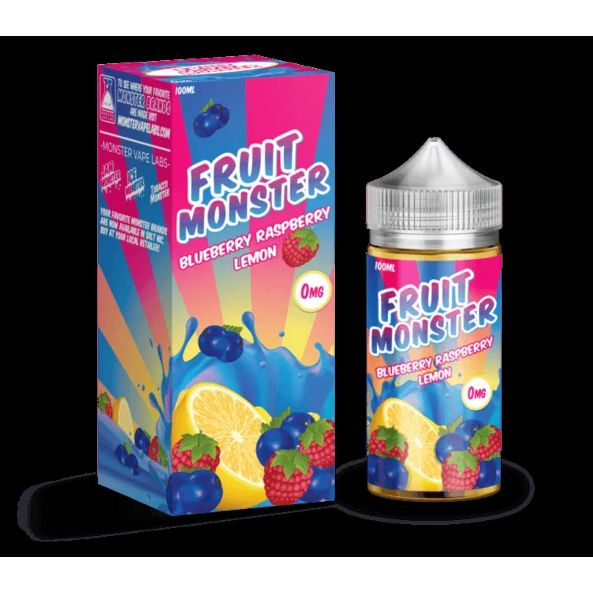 $1 FRUIT MONSTER 100ML BLUEBERRY RASPBERRY LEMON E-JUICE – City Vapors LLc